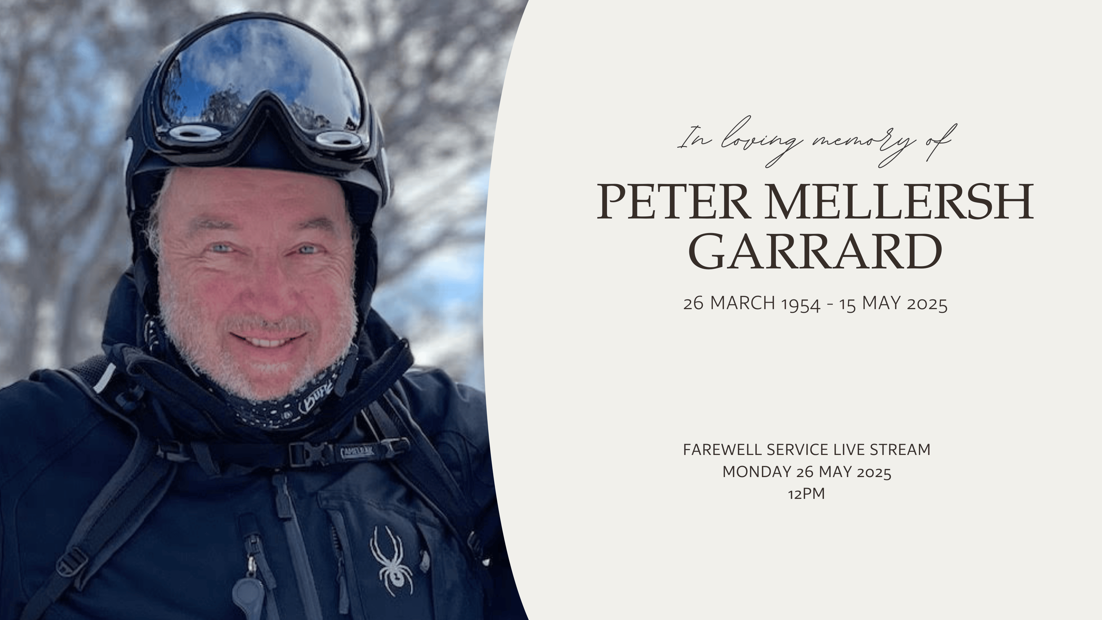 Funeral Service for Peter Garrard - PipeWolf Media